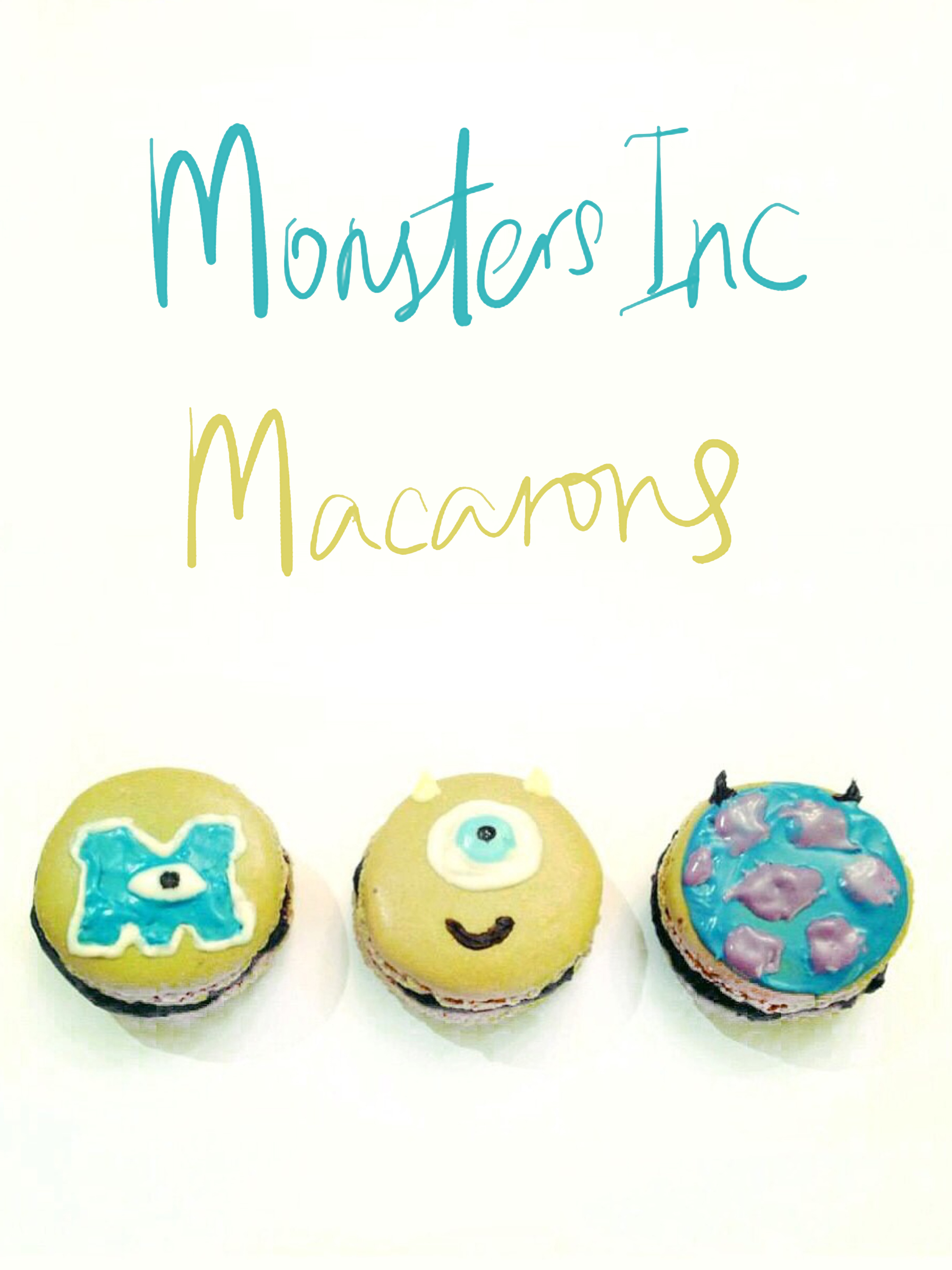 Monsters Inc Macarons – My Dose of Sugar