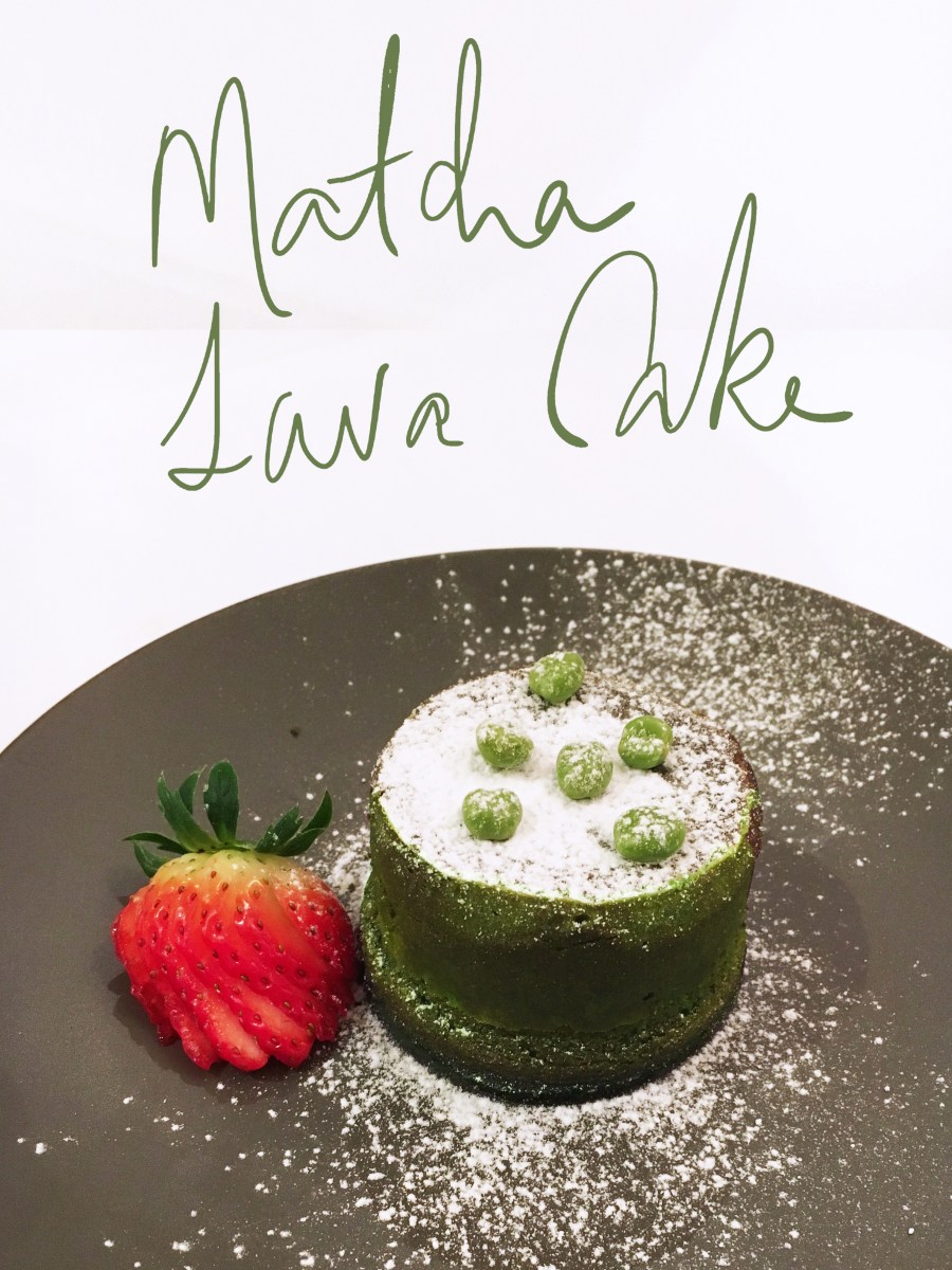 Matcha Lava Cake – My Dose of Sugar