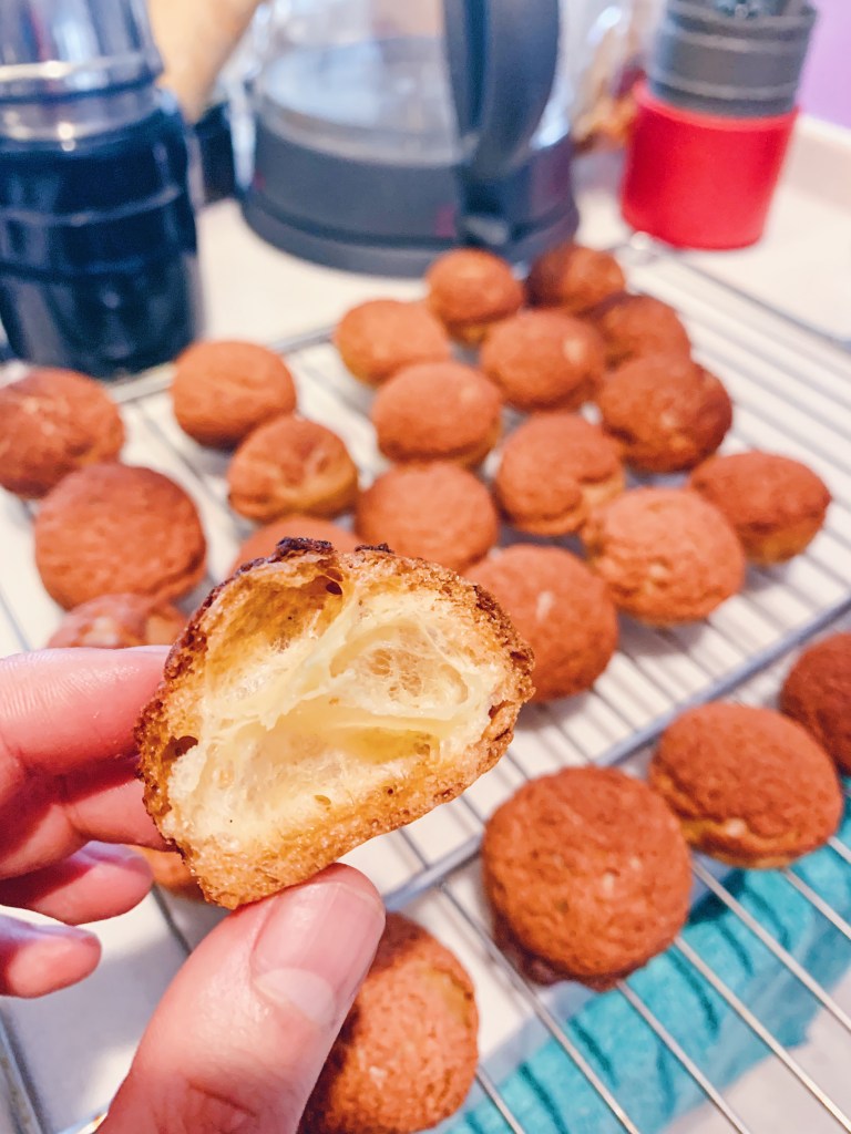 Lychee Cream Puffs (Choux au Craquelin) – My Dose of Sugar