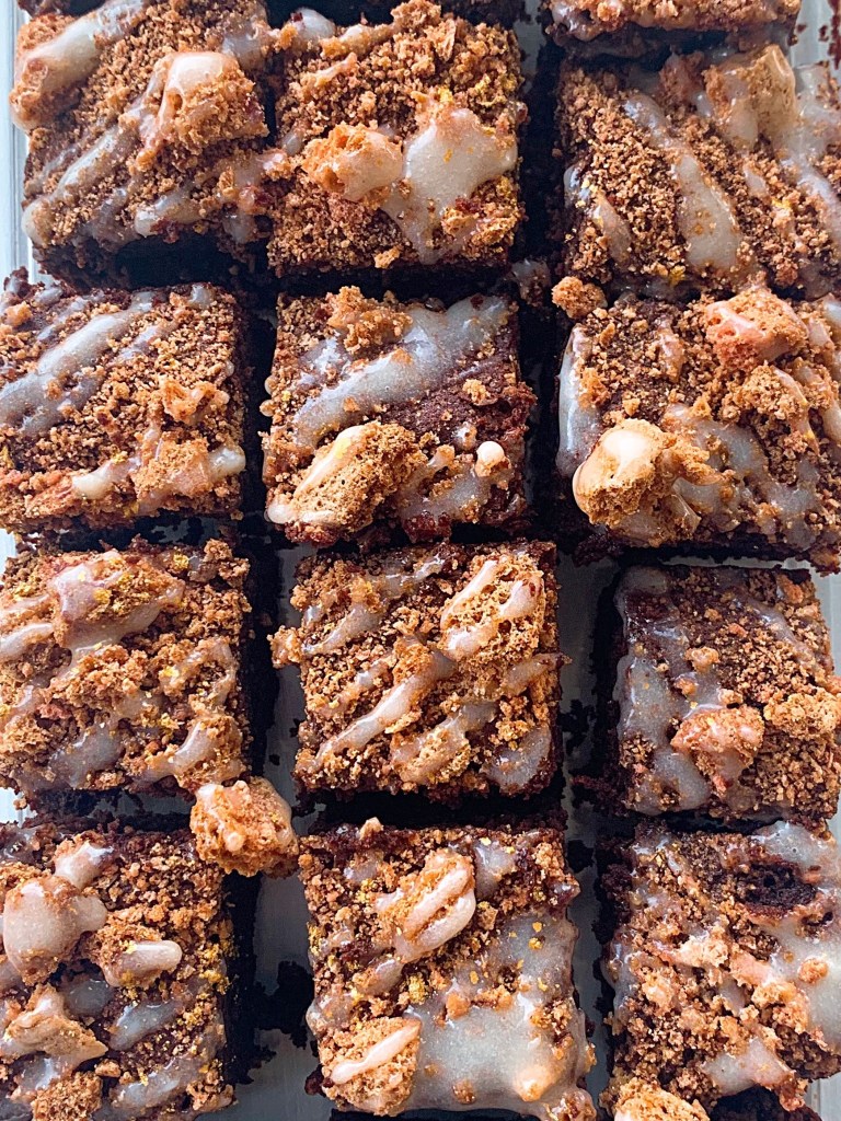 Rum Brownies with Meringue Crumble – My Dose of Sugar